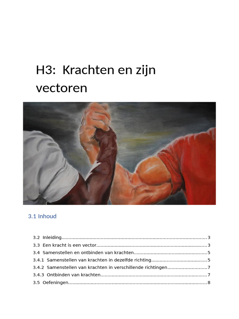 H3 Krachten en Zijn Vectoren | PDF