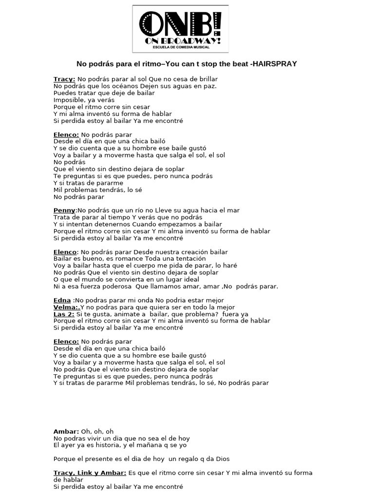 No Podras Parar El Ritmo | PDF
