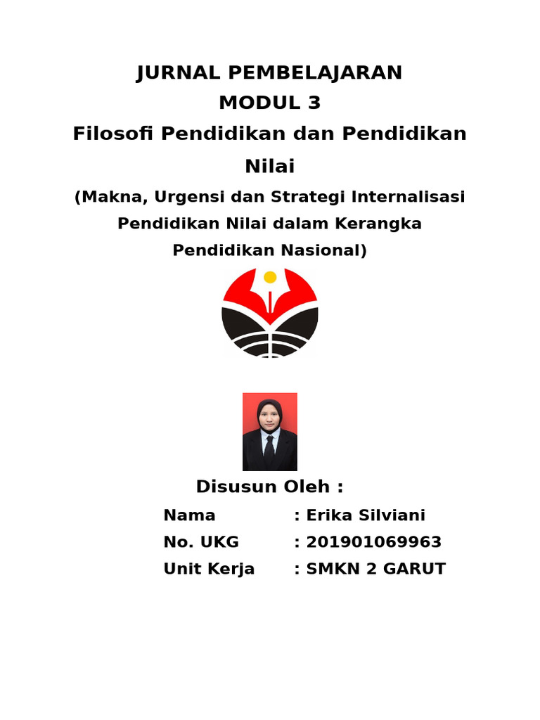 Strategi Internalisasi Pendidikan Nilai | PDF