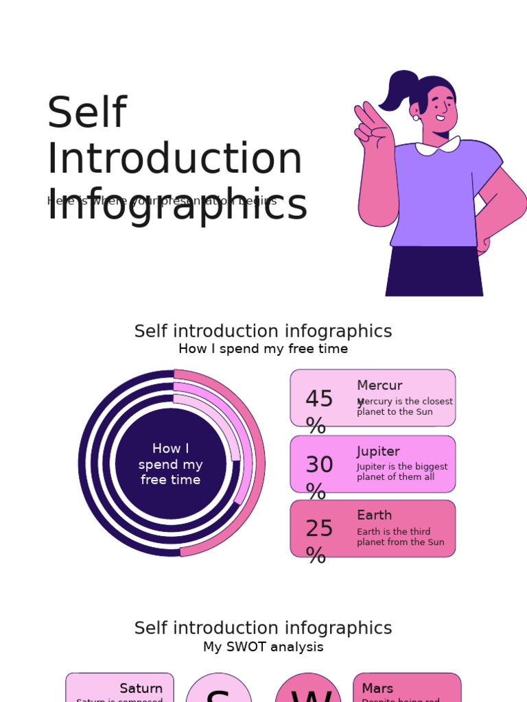 Self Introduction Infographics by Slidesgo | PDF | Planets | Planets In ...