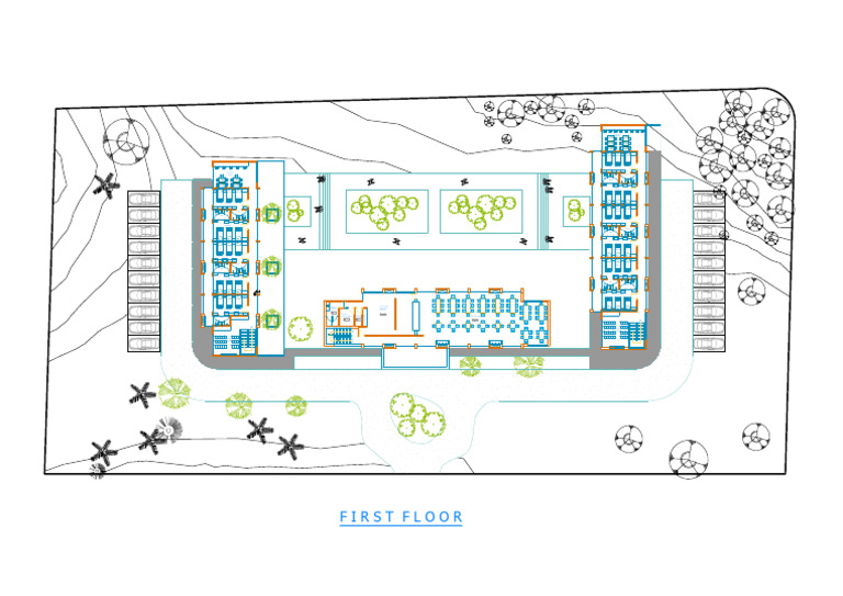 Hostel First Floor Plan | PDF | Room | Home