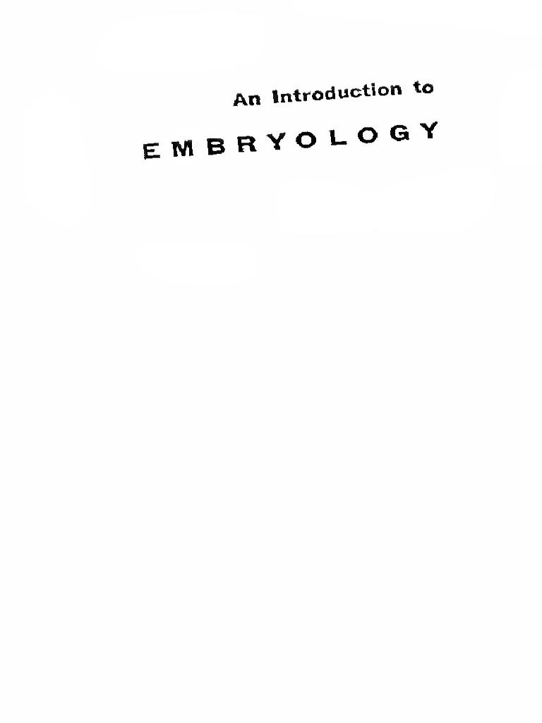 2015.145984.an Introduction To Embryology Text | PDF | Sexual ...