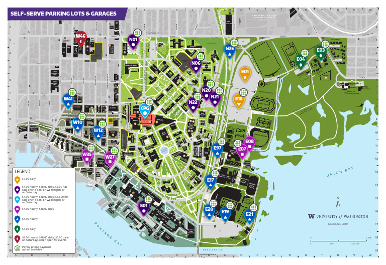 UW Campus Map and Parking Guide | PDF