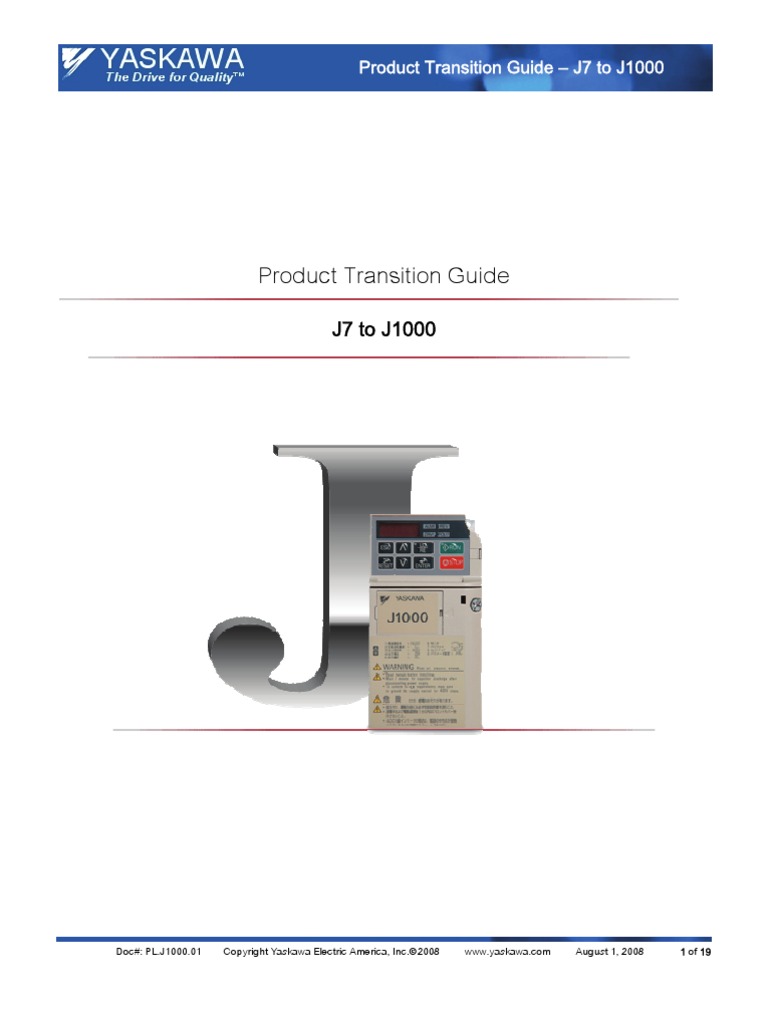 Manual Transicion j7 A j1000 | PDF | Power Supply | Electrical Connector
