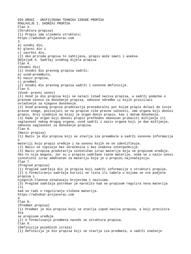 Pravila I Postupci II Dio | PDF