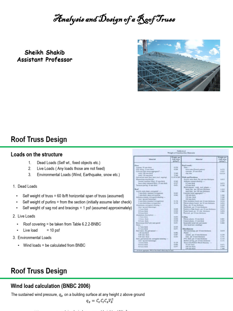 Lecture 2 - Design of Purlin - Sag Rod | PDF | Truss | Bending