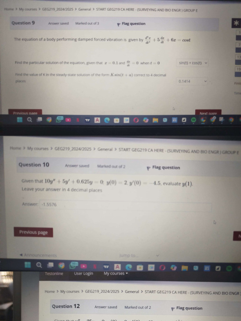 Geg 219 Test Questions | PDF