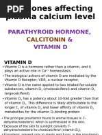 Mechanism of Action of Calcitriol | PDF | Vitamin D | Biotechnology