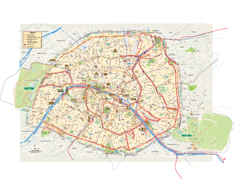 Paris Bike Map | PDF