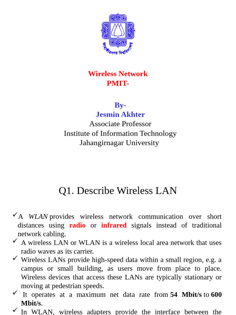 Solution Tutorial 01 Wireless Network 2016 | PDF | Computer Network ...