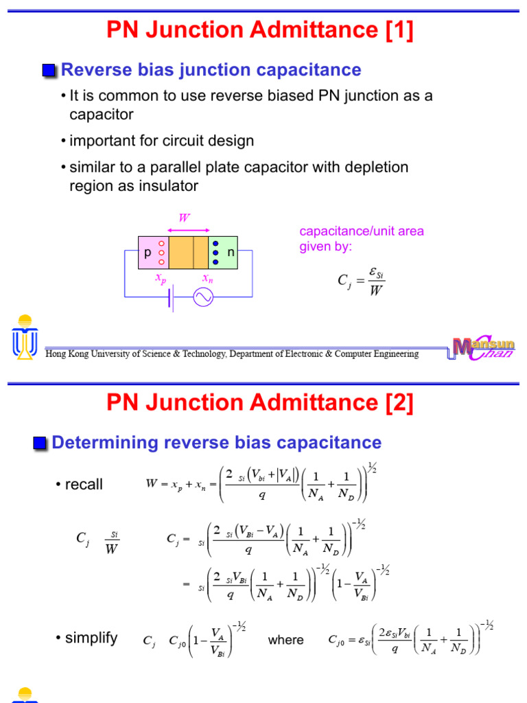 08 PN Junction Switching and Model | PDF | P–N Junction | Computer ...