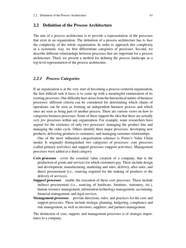 Understanding Process Architecture | PDF | Procurement | Business ...
