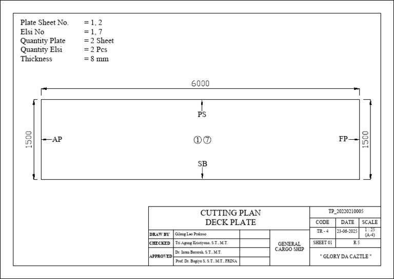 Cutting Plan 1 | PDF