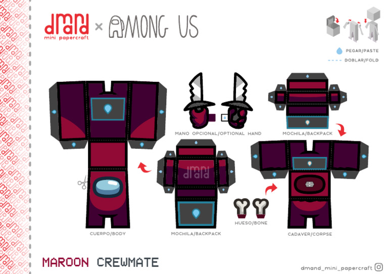 Maroon Crewmate (Among Us) | PDF