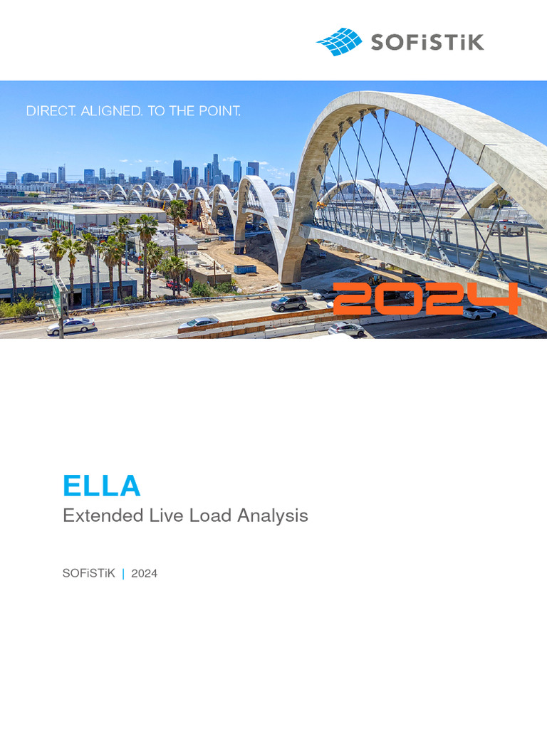 Extended Live Load Analysis: Sofistik 2024 | PDF | Coordinate System | Curvature