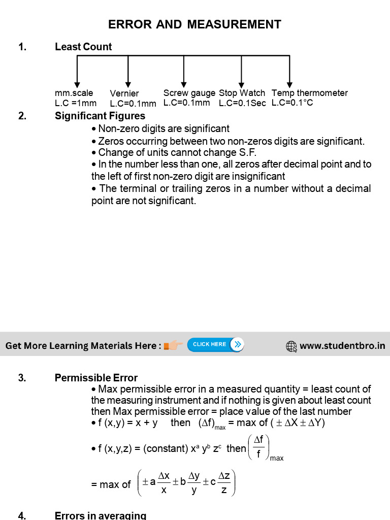 67e2786779d30 - 27. Error and Measurement PDF | PDF