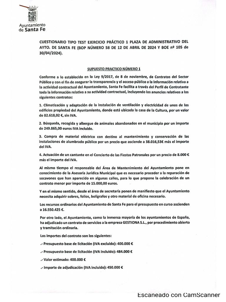 Práctico de Santa Fe | PDF