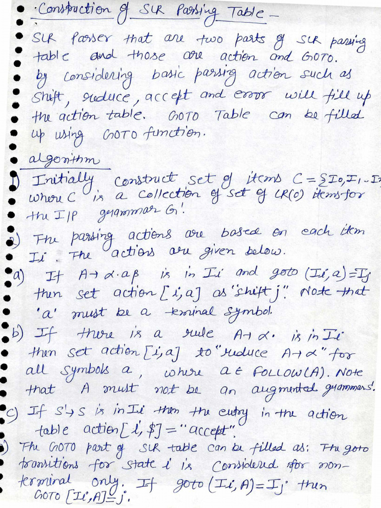 Unit 2 Part 1 Compiler Design | PDF