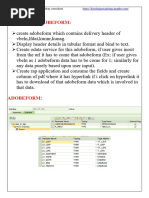 RAP Adobe Forms | PDF | Computer Programming | Information Technology