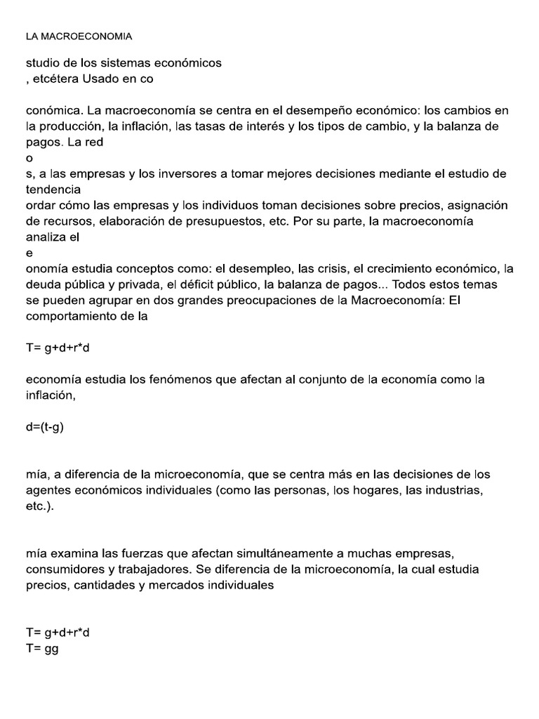 Macroeconomia 7 | PDF