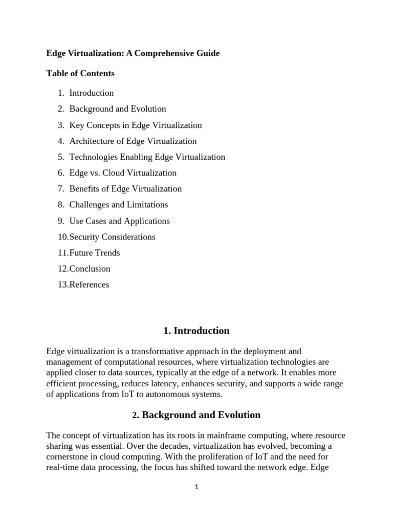 Understanding Edge Virtualization | PDF | Virtualization | Cloud Computing