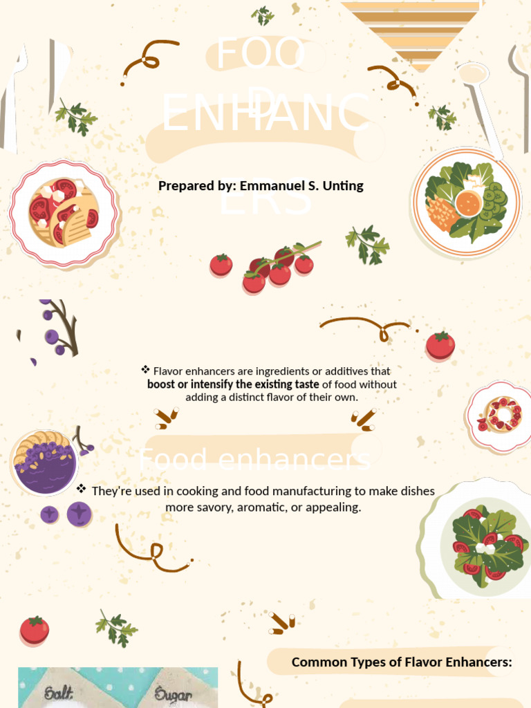 Understanding Flavor Enhancers in Food | PDF | Umami | Taste