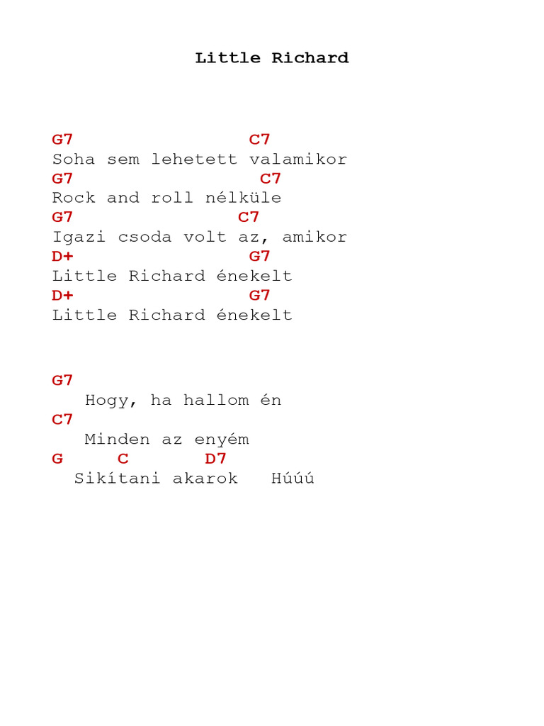 Little Richard Illés | PDF