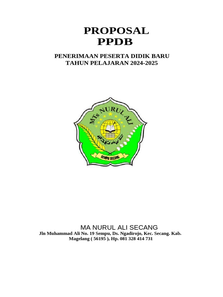 Proposal PPDB | PDF