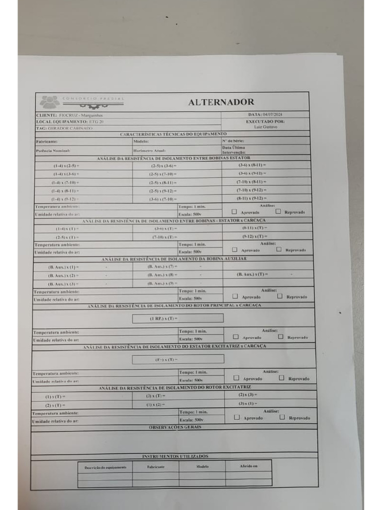 Tabela de Megagem | PDF