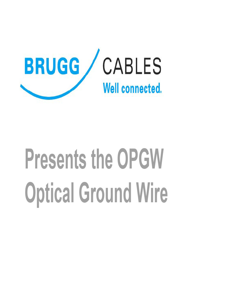 OPGW Overview and Applications | PDF | Optical Fiber | Building Engineering