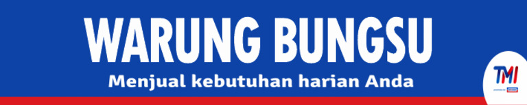 Spanduk Warung Bungsu Ukuran 300x60cm | PDF