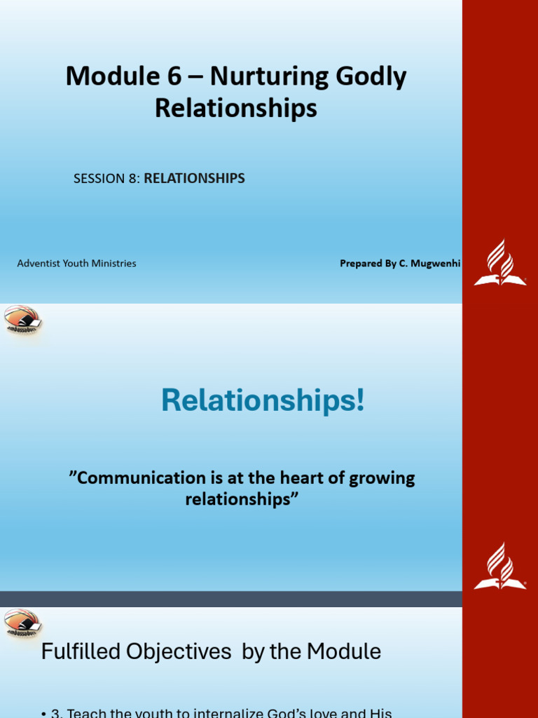 Nurturing Godly Relationships in Youth | PDF | Jesus | Love