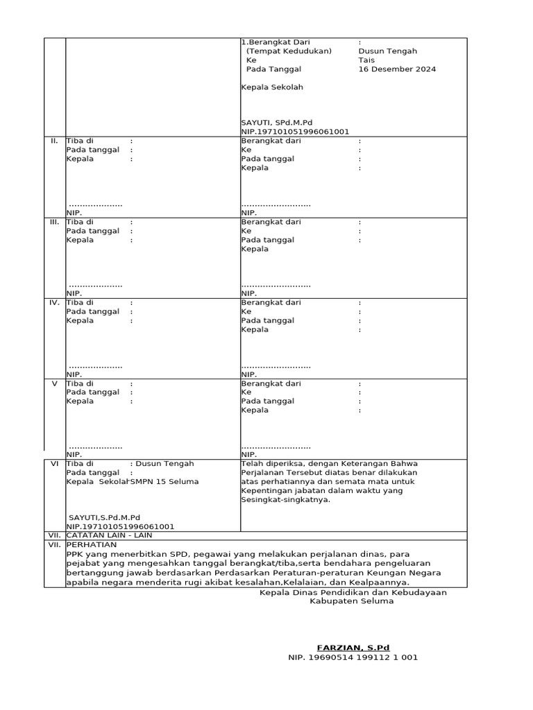 SPPD Terbaru 2024 | PDF