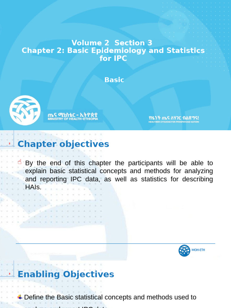 Basic Epidemiology & Statistics for IPC | PDF | Statistics | Epidemiology