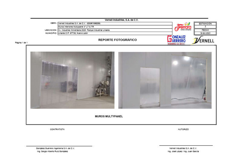 Avan Fotog Est No. 02 Muros Interiores Multypanel | PDF