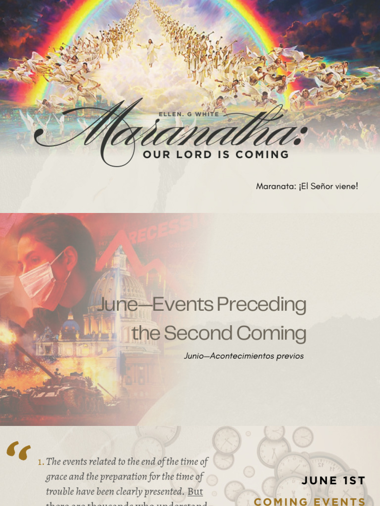 Maranatha OUR LORD IS COMING PDF | PDF | Biblia | Creencia religiosa y ...