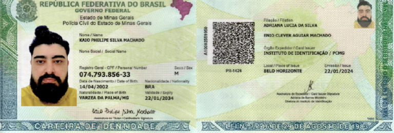 Carteira de Identidade PDF | PDF