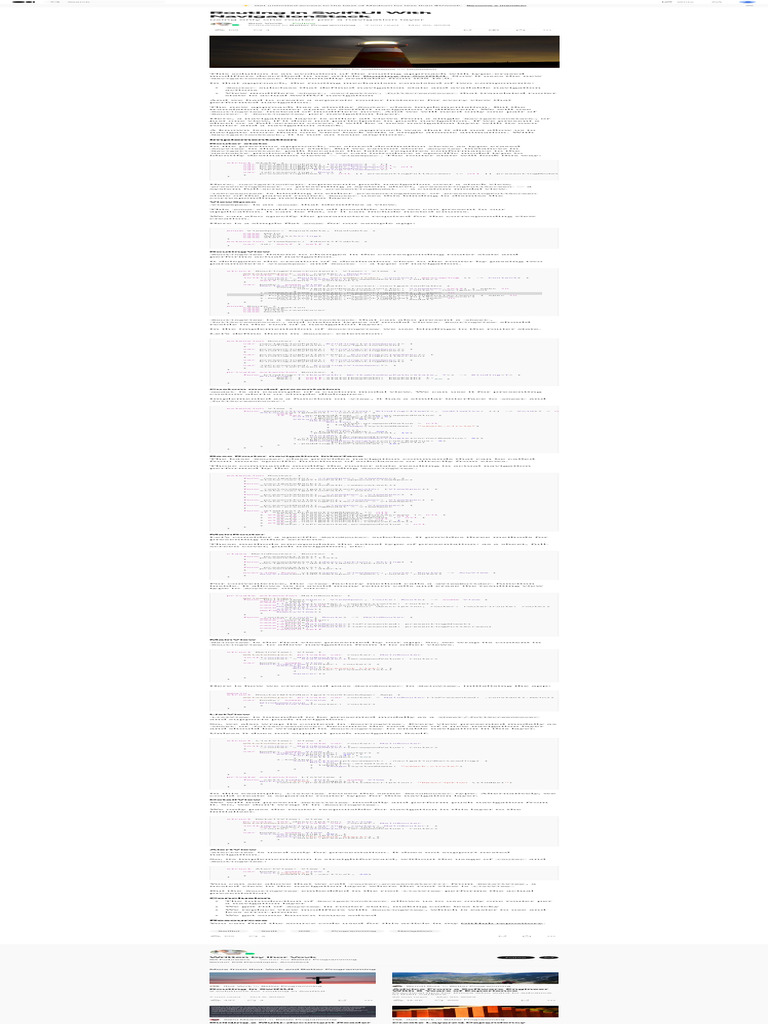 Routing in SwiftUI With NavigationStack - by Ihor Vovk - Better Programming | PDF | Ios | Router ...