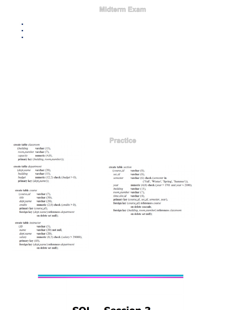 END213E Lecturenotes Week6 | PDF | Databases | Clause