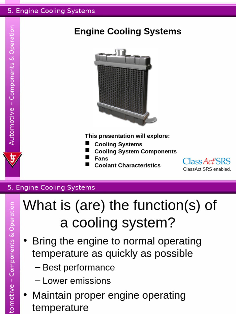 Engine Cooling Systems | PDF | Radiator | Manufactured Goods