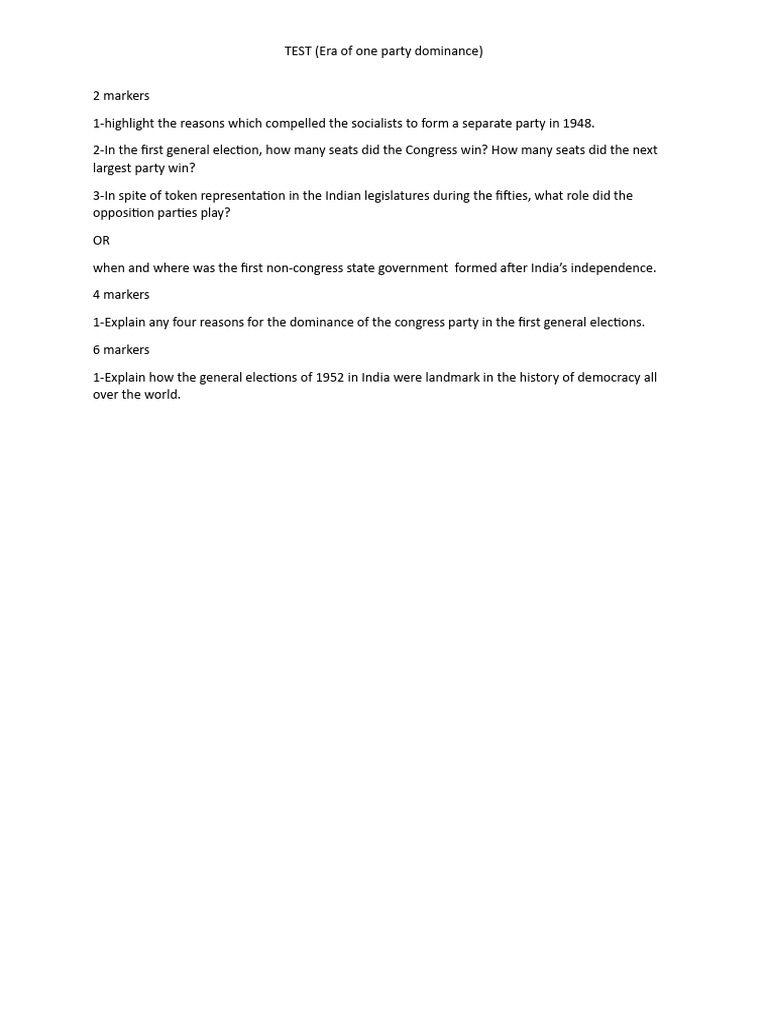 2 Markers | PDF