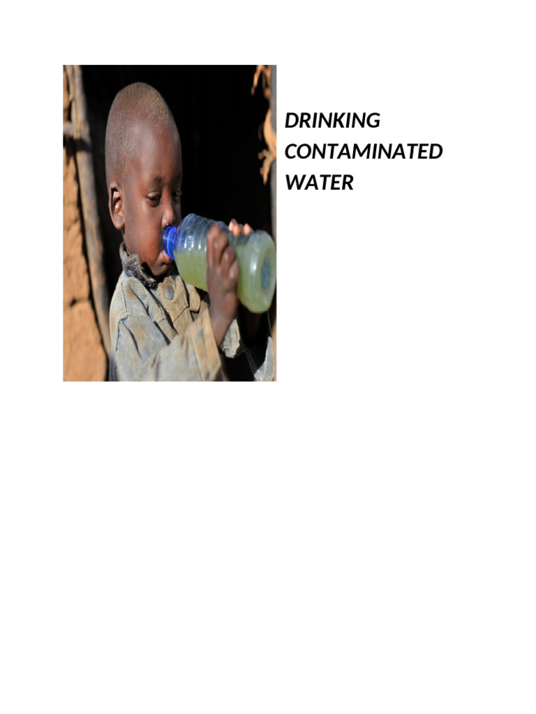 Drinking Contaminated Water | PDF