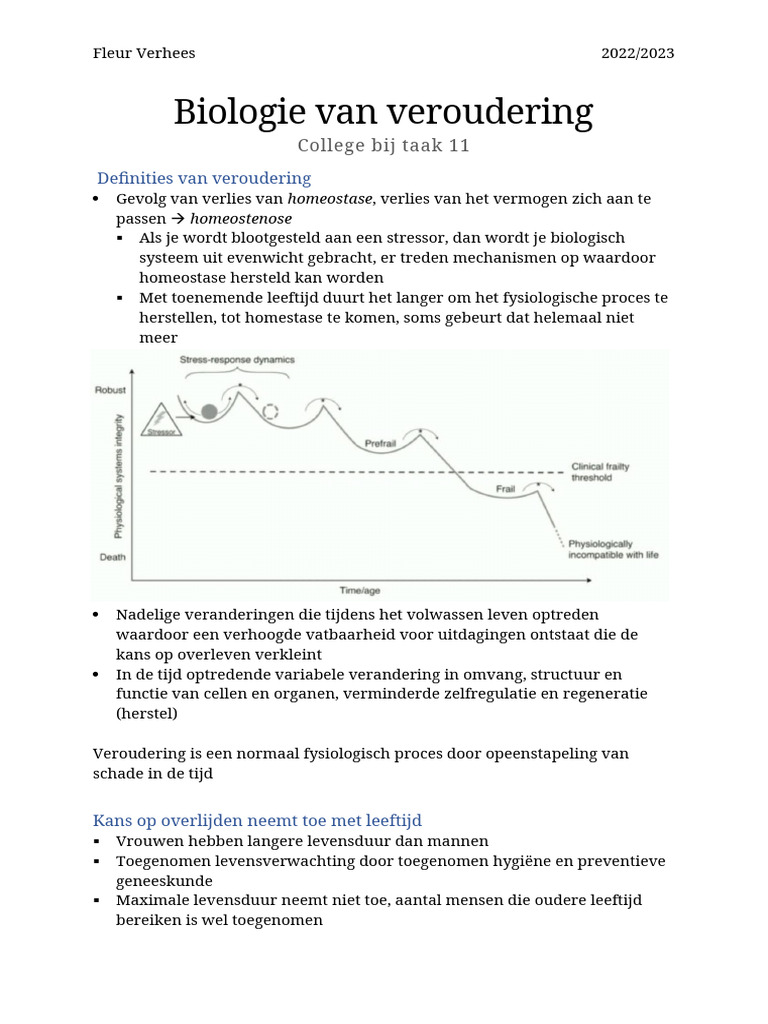 Biologie Van Veroudering | PDF