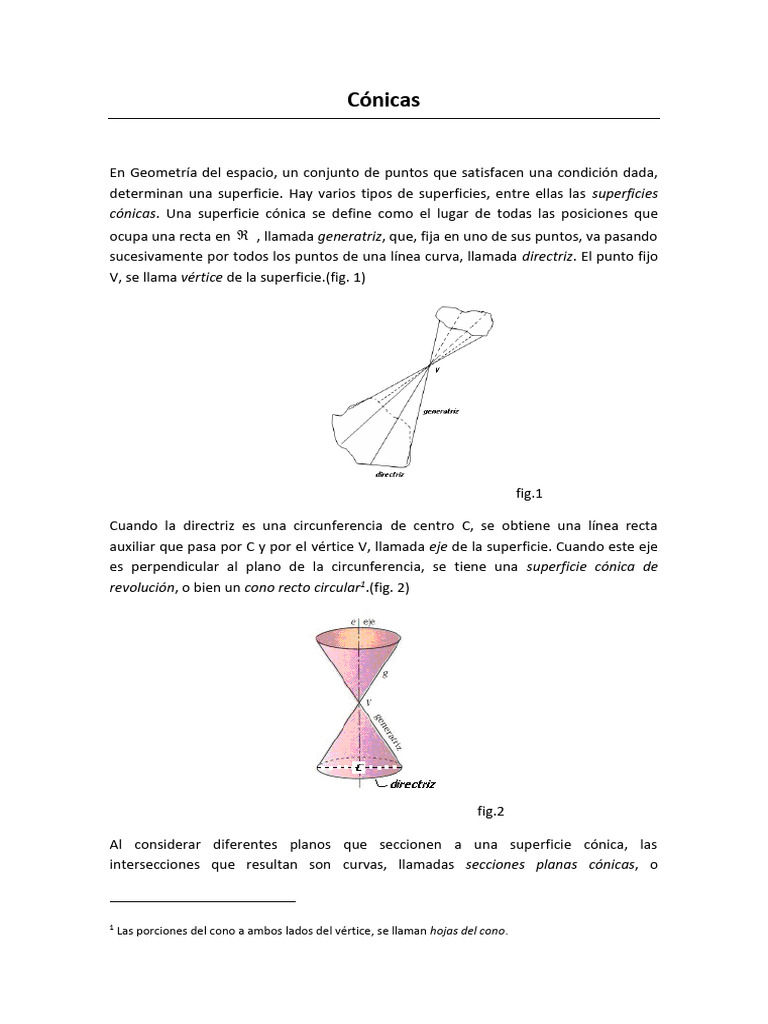 Introducción a las Cónicas en Geometría | PDF | Elipse | Ecuaciones