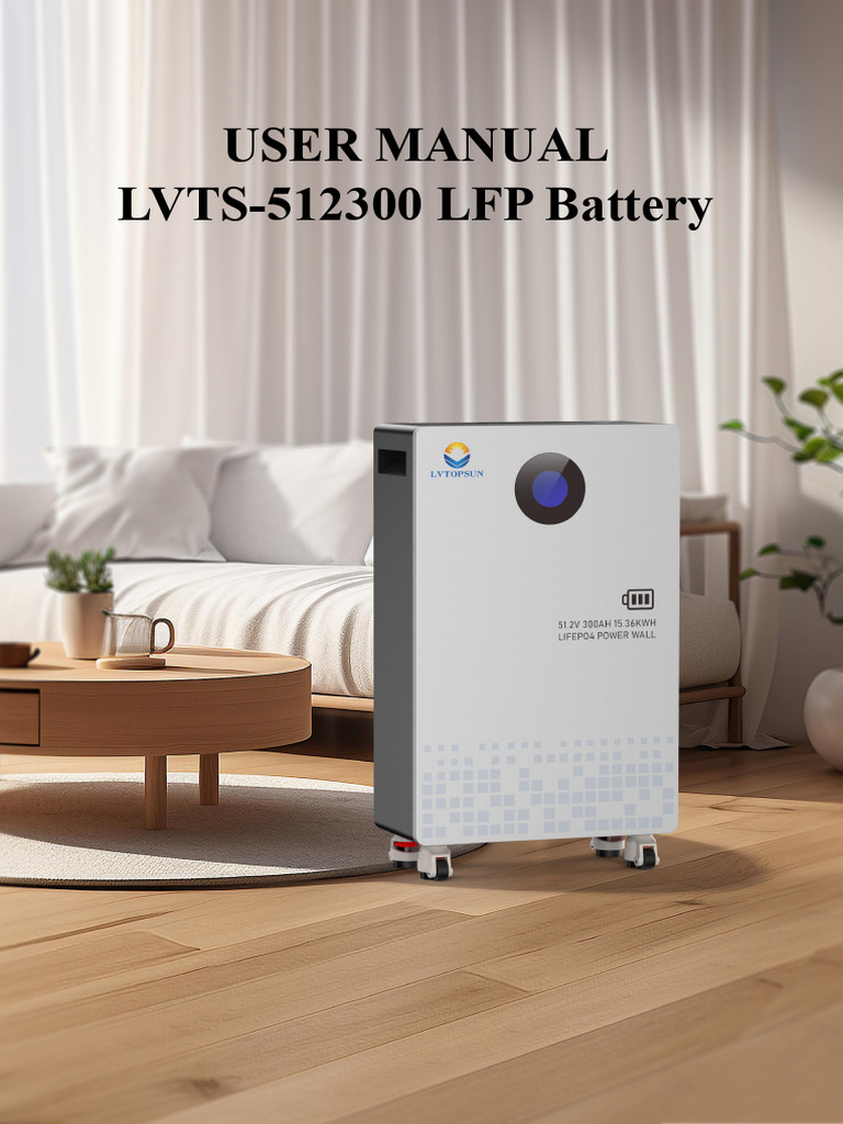 User Manual LVTS - 512300 | PDF | Rechargeable Battery | Electricity