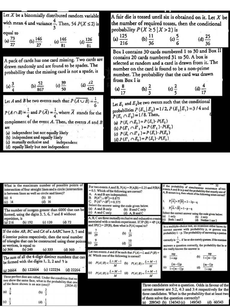 Mini Mock Test 1 | PDF