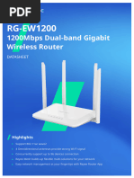 RG-RAP2260 (G) Datasheet 20241101 | PDF | Ieee 802.11 | Wi Fi