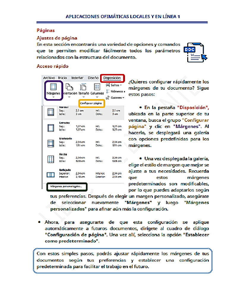 Clase - Semana # 2 - Aplicaciones Ofimaticas | PDF