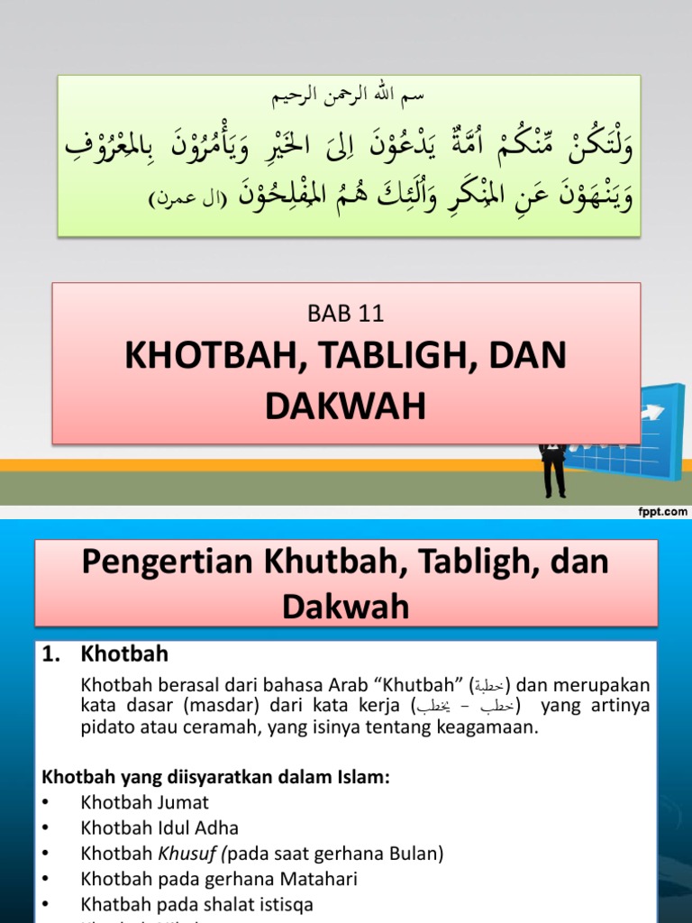 Khutbah Tabligh Dan Dakwah | PDF | Agama & Spiritualitas
