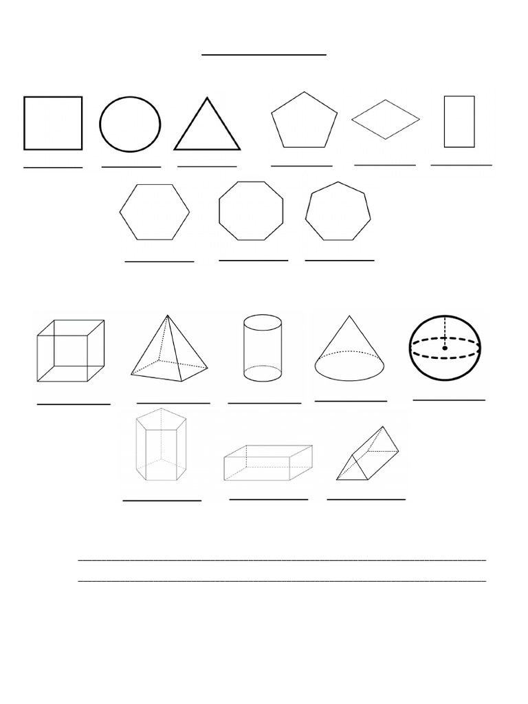 Figuras 2D y 3D en 5° Año | PDF